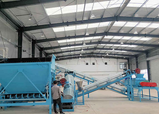Compost Powder Production Line Farm Manure Powder Fertilizer Production ...